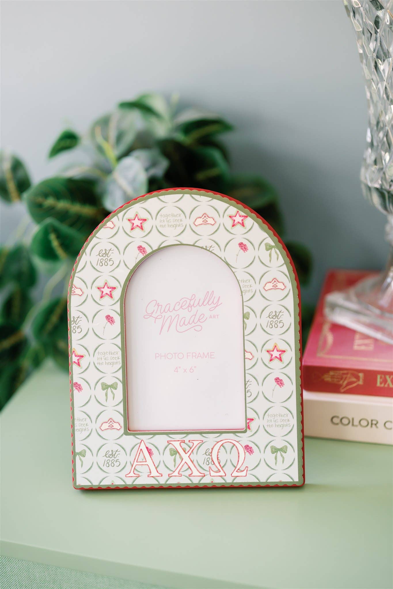 Greek Print Picture Frame – Pink Poppy Shoppe